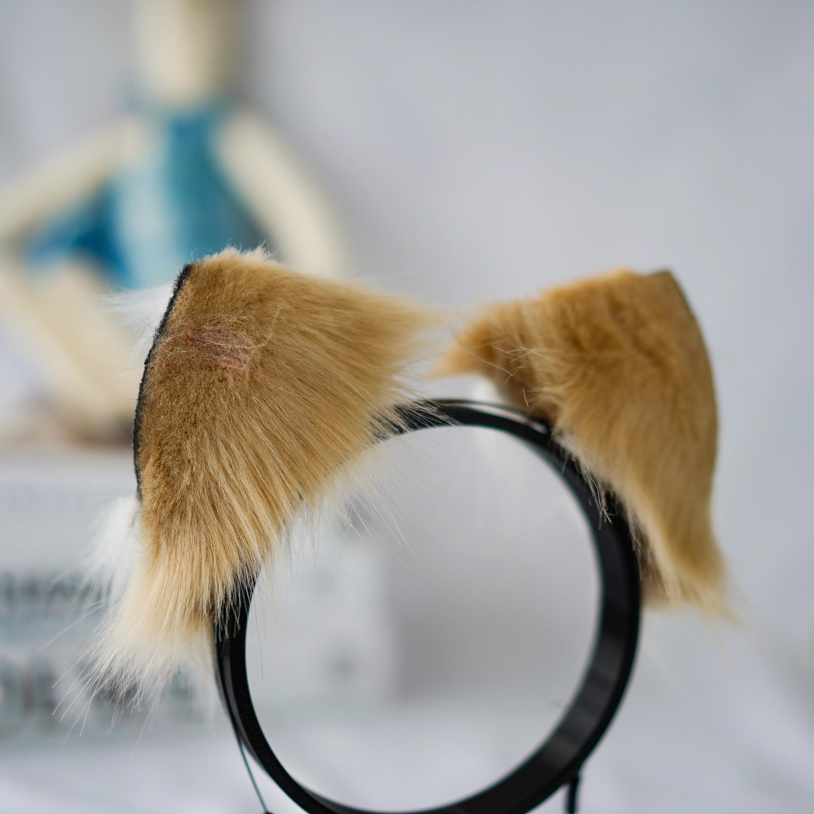 Camel Cat Ears and Brown Tail Suit, Custom Furry Cat Cosplay Set for ...