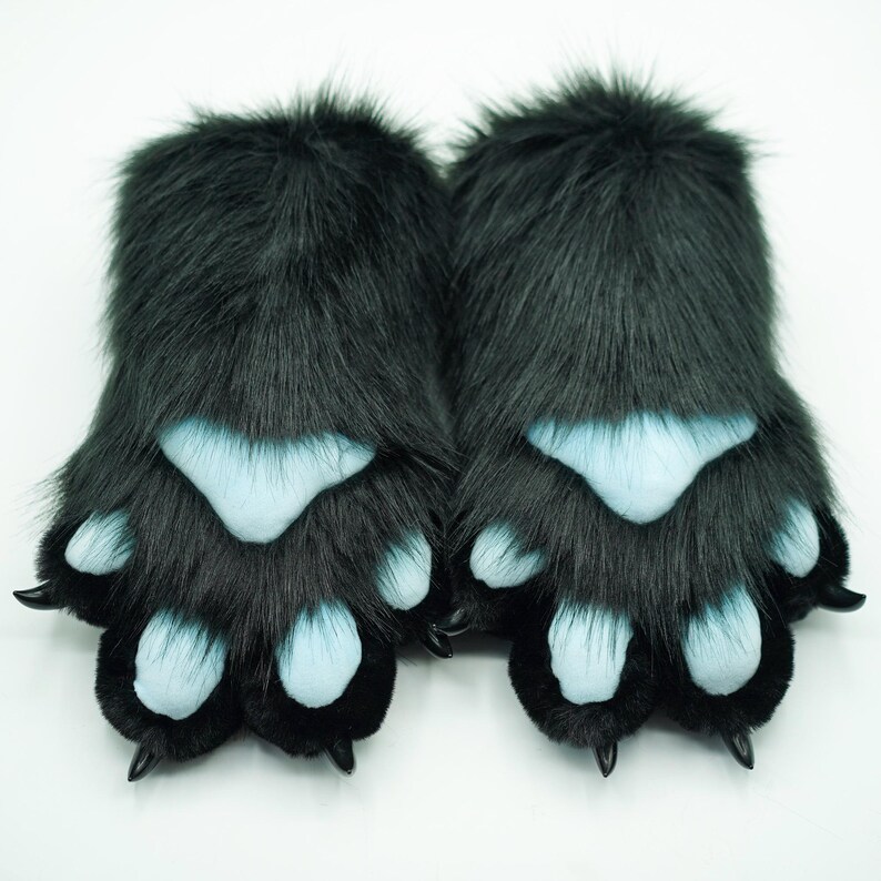 Popular Furry Hand Paws | Fluffy Fursuit Partial Costume Accessories ...