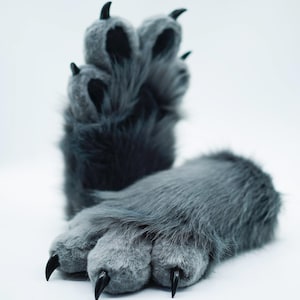 Fursuit Furry Paws Made From Faux Fur - Premade Fursuit Paws for Your ...