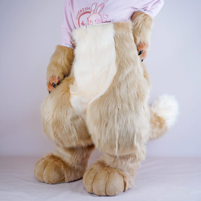Convention Fursuit Pants - Lightweight Faux Fur Bottoms for Summer ...