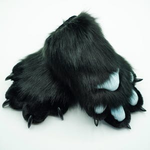 Popular Furry Hand Paws | Fluffy Fursuit Partial Costume Accessories ...