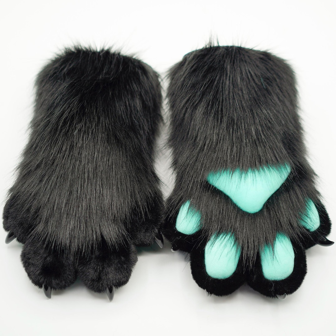 Custom Faux Fur Paws| Fursuit Handpaws for Conventions & Cosplay ...