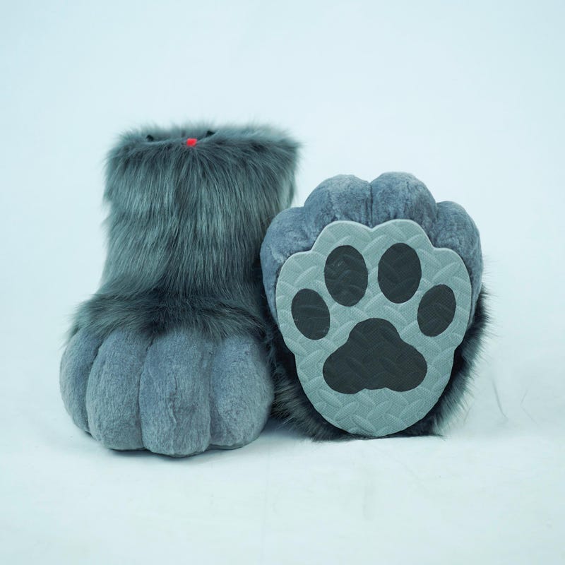 Gray Paws Feet - Etsy