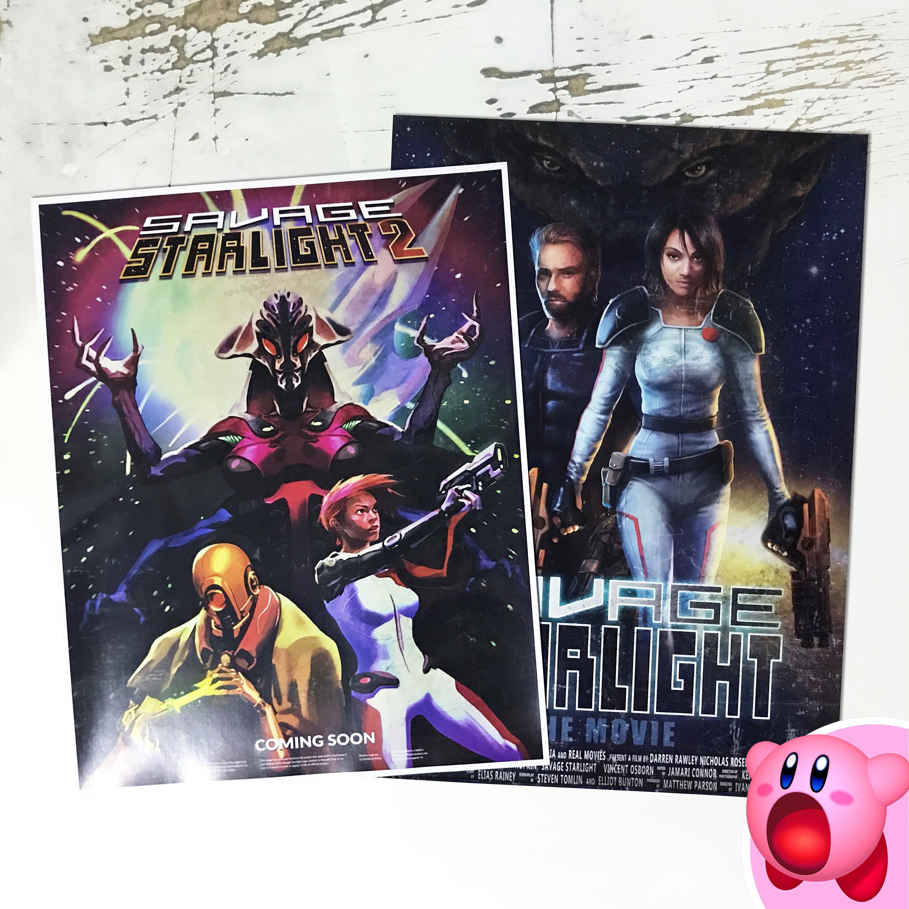 Two SAVAGE STARLIGHT POSTERS From the Last of Us / Uncharted 4 - Etsy ...