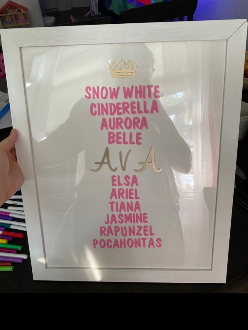 Princess Frame - Etsy