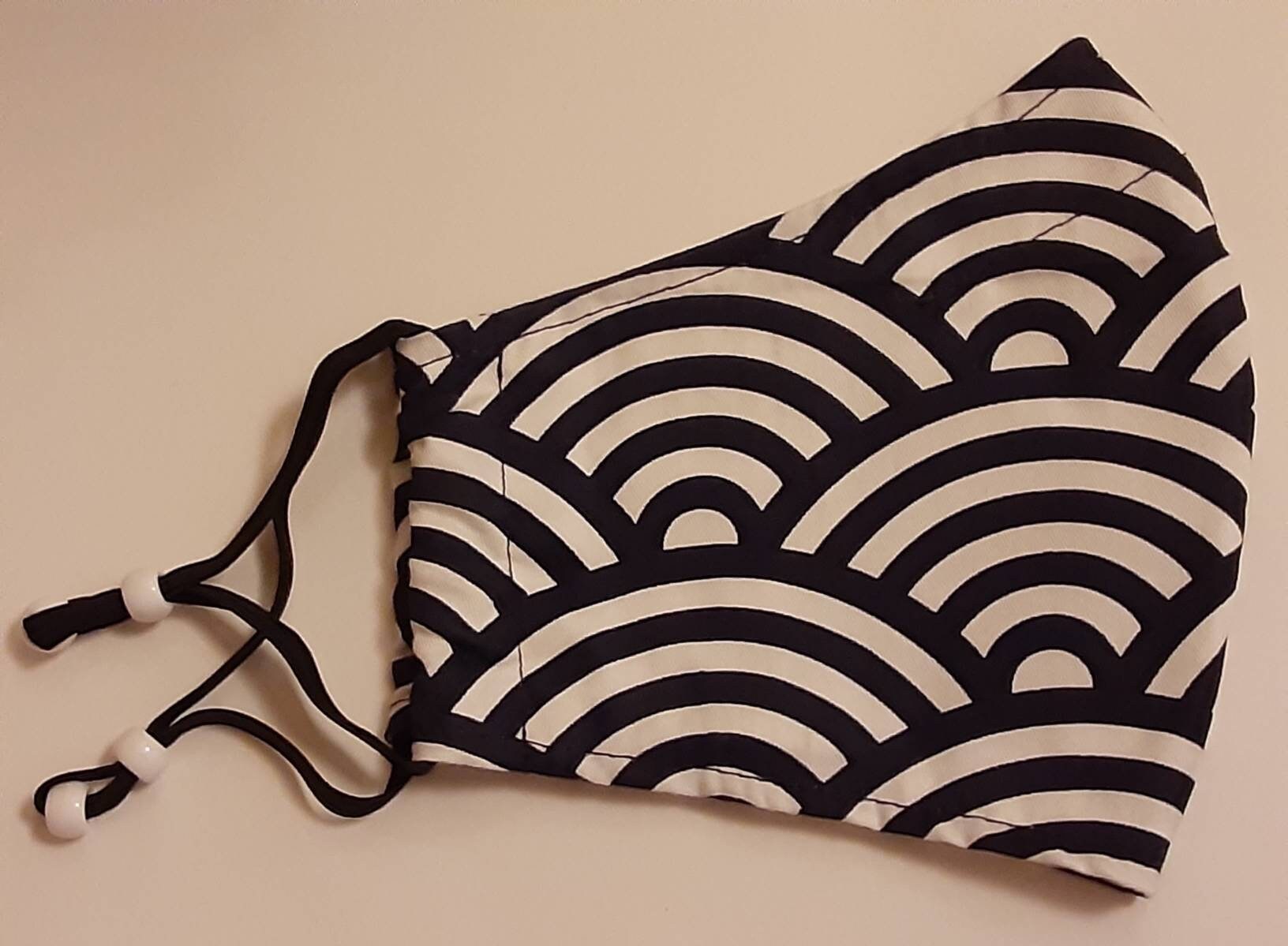 Japanese Fabric Face Masks W/ Nose Wire & Filter Pocket/washable ...