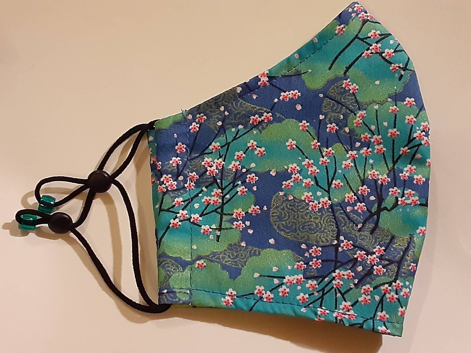 Japanese Fabric Face Masks W/ Nose Wire & Filter Pocket/washable ...