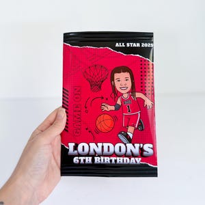 Basketball Chip Bags, Sports Chip Bags, Basketball Party, Sports ...
