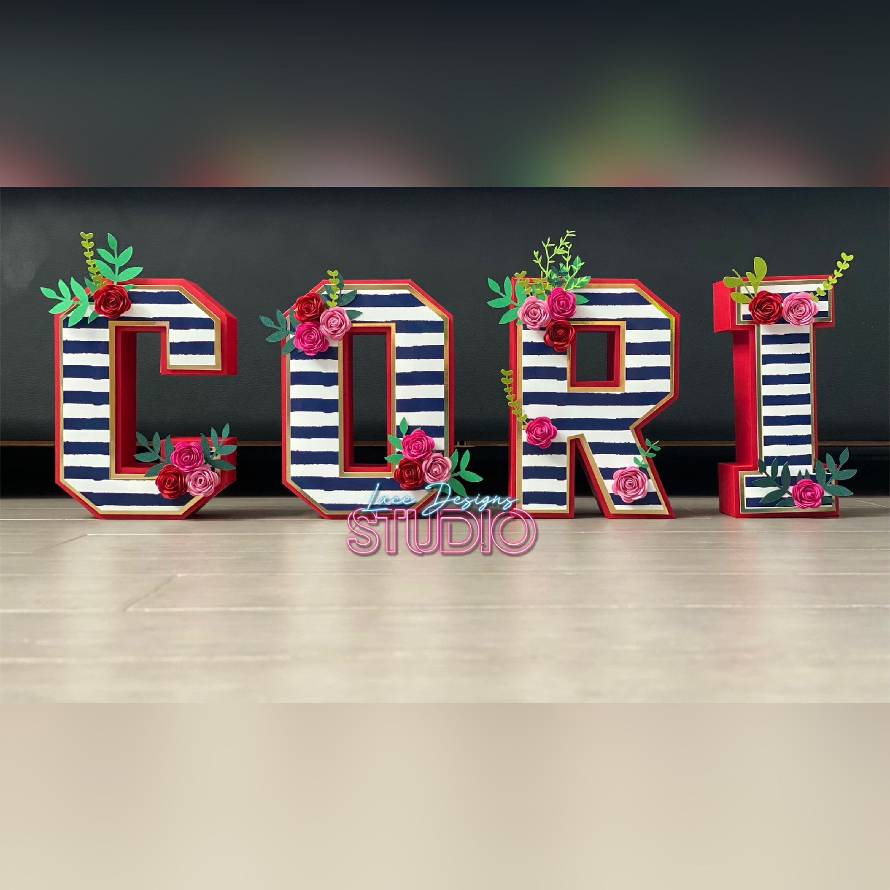 3D Letters Custom 3D Letters 3D Name Letters Kids Room | Etsy