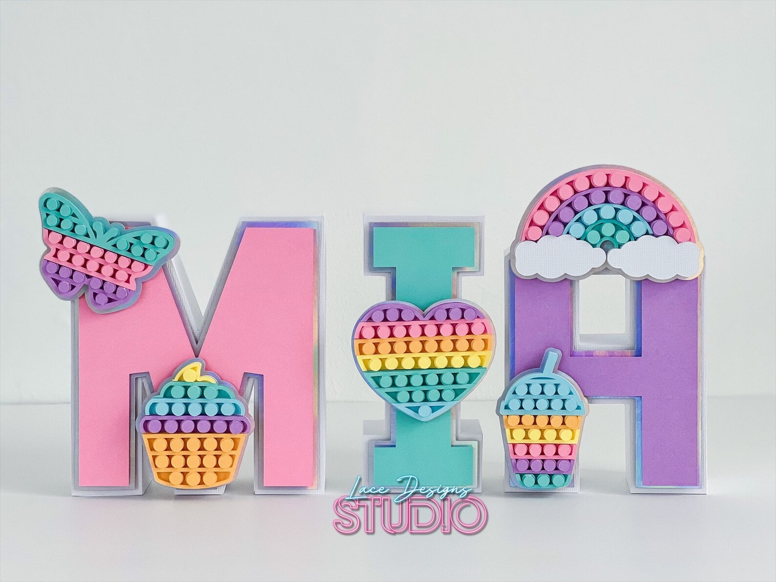 3D Letters Custom 3D Letters 3D Name Letters Kids Room | Etsy