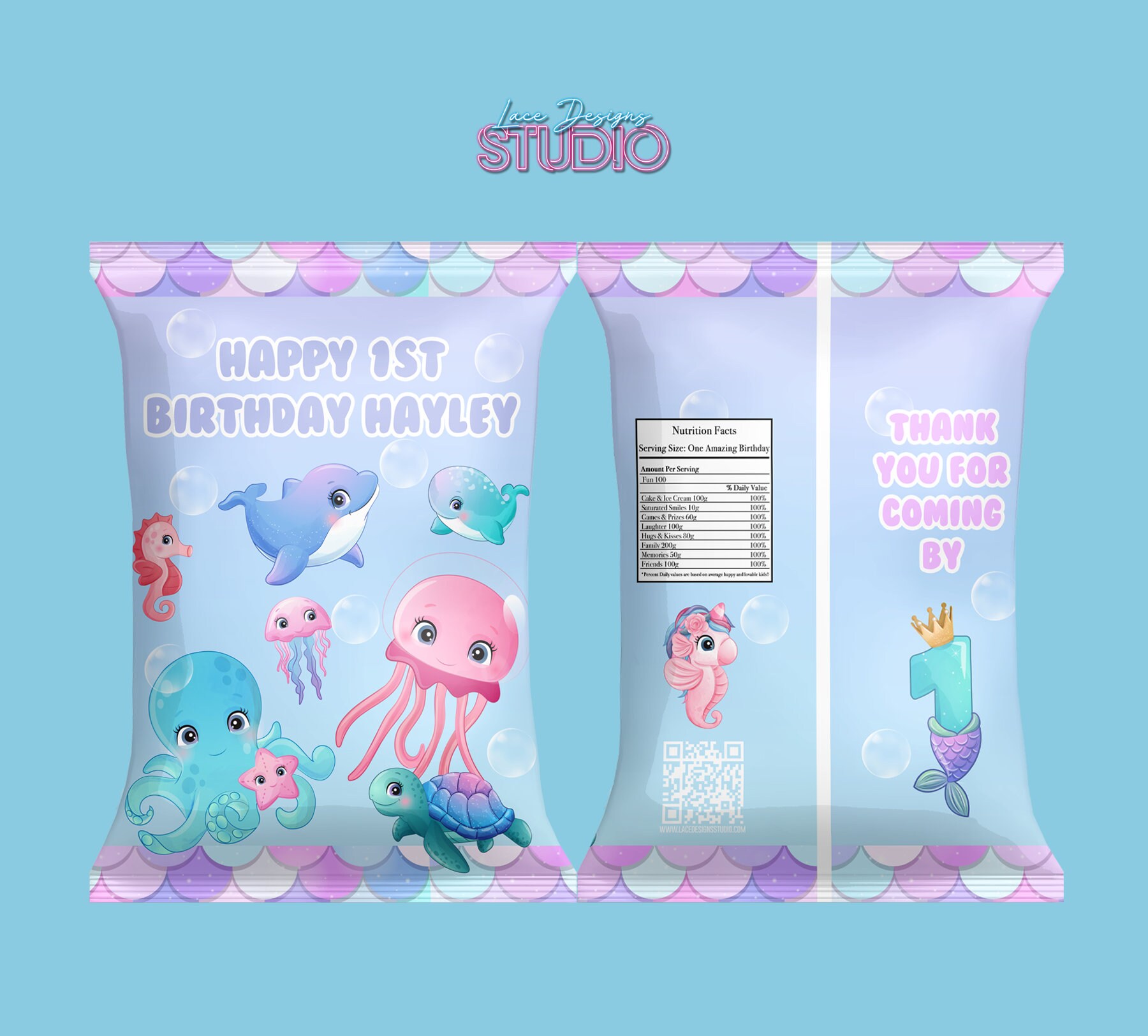 Under the Sea Snack Cup - Etsy