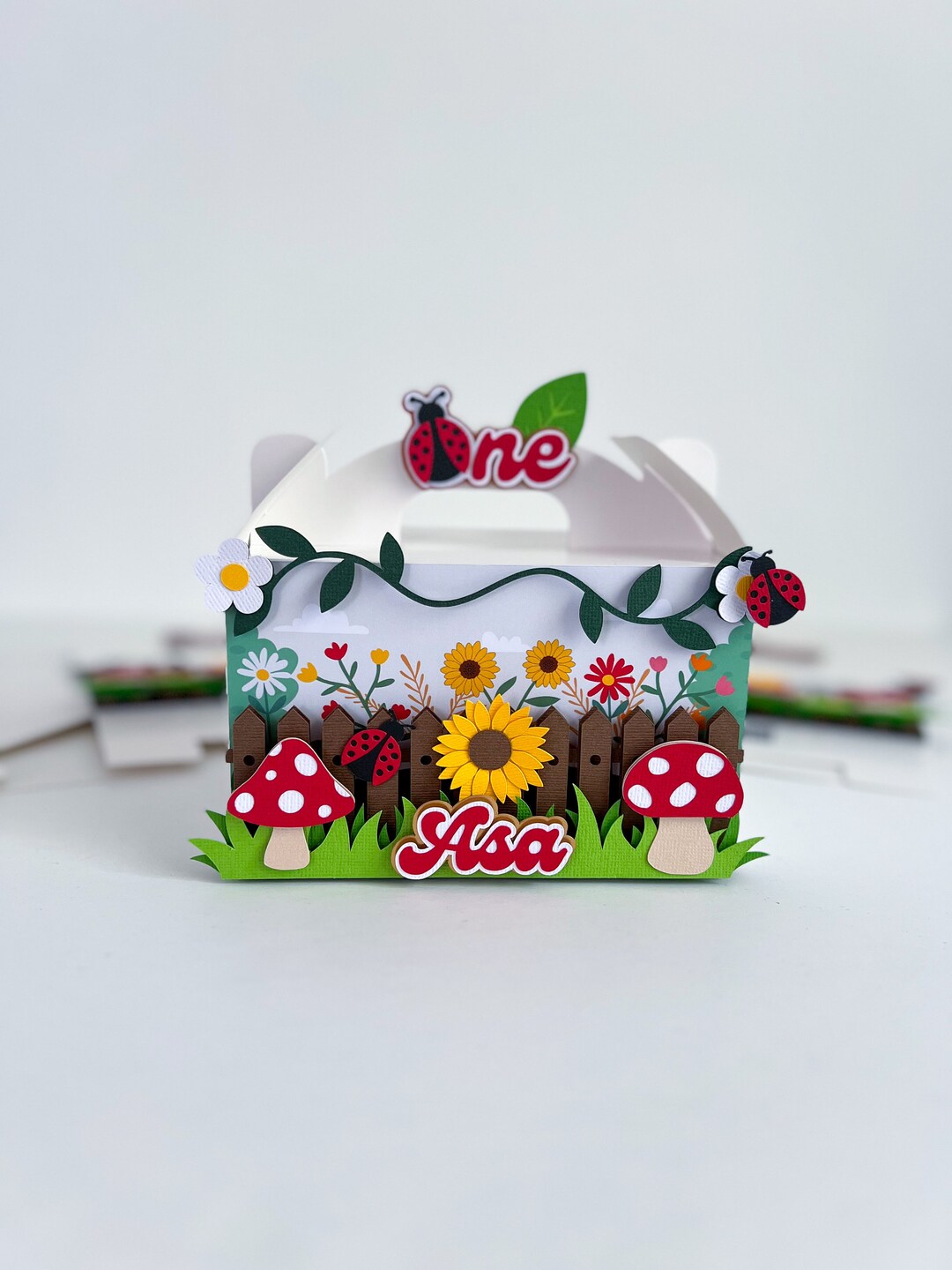 Garden Ladybug Favor Boxes, Ladybug Party, Ladybug Favors, Our Little ...