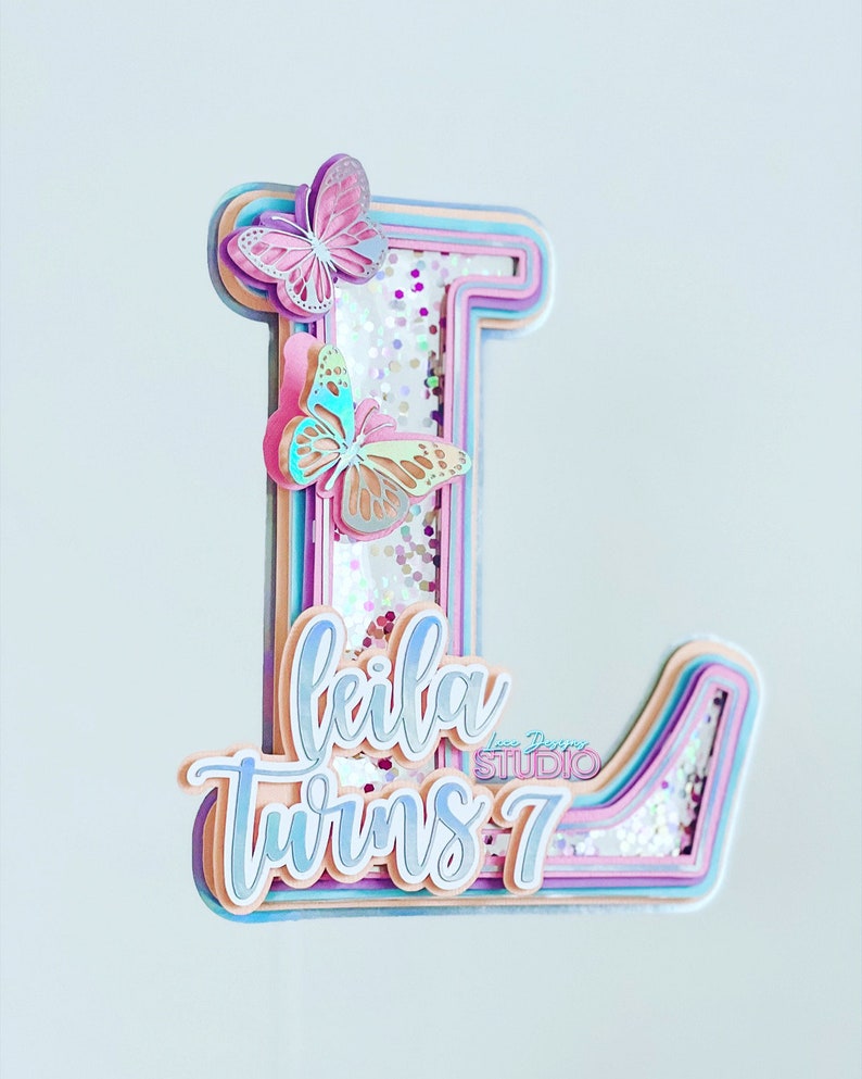 Custom Cake Topper, Cake Topper, Cake Topper Shaker, Birthday Cake ...