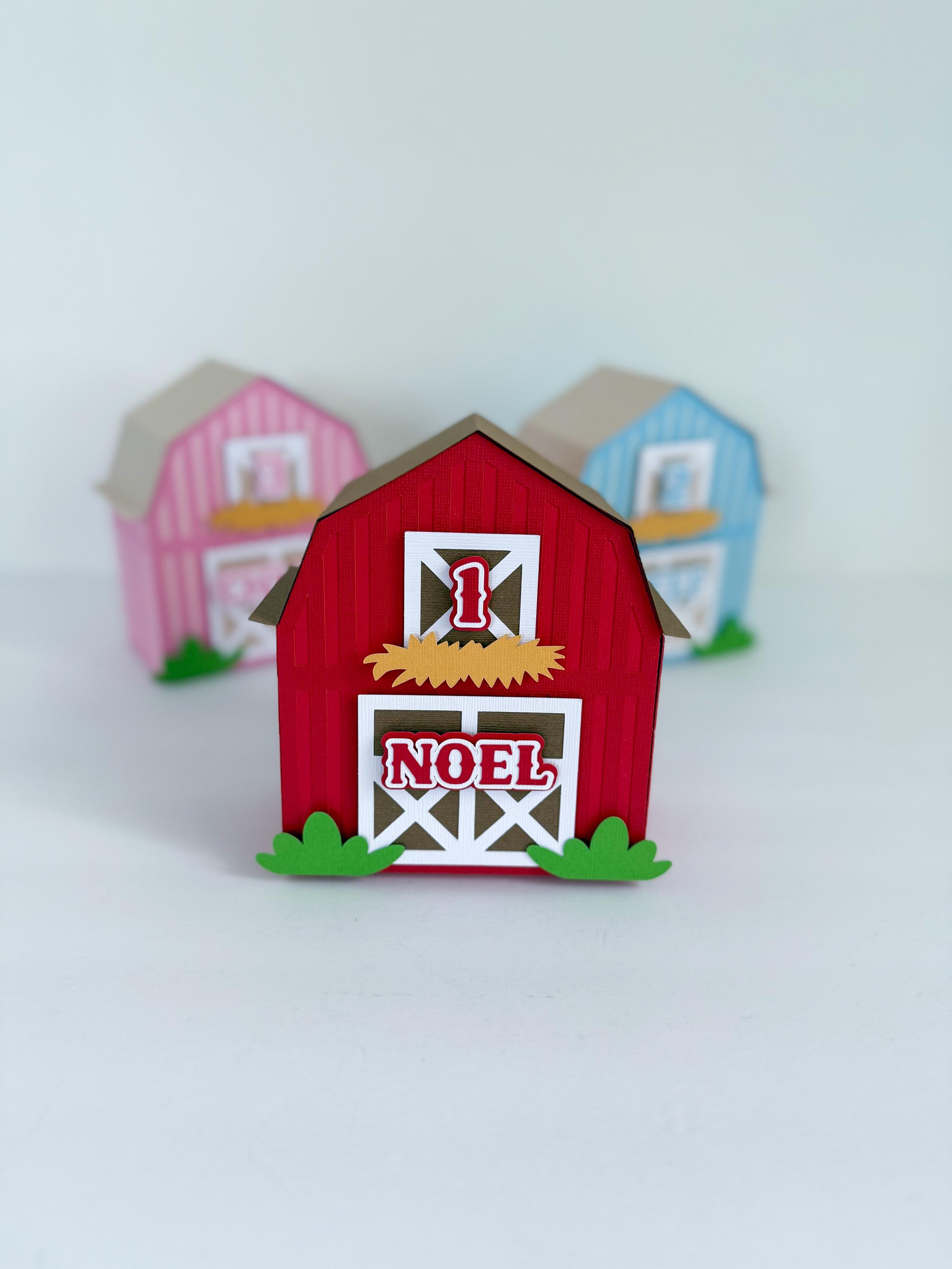 Farm Party, Farm Favor Boxes, Barn Boxes, Barn Favor Box, Pastel Farm ...
