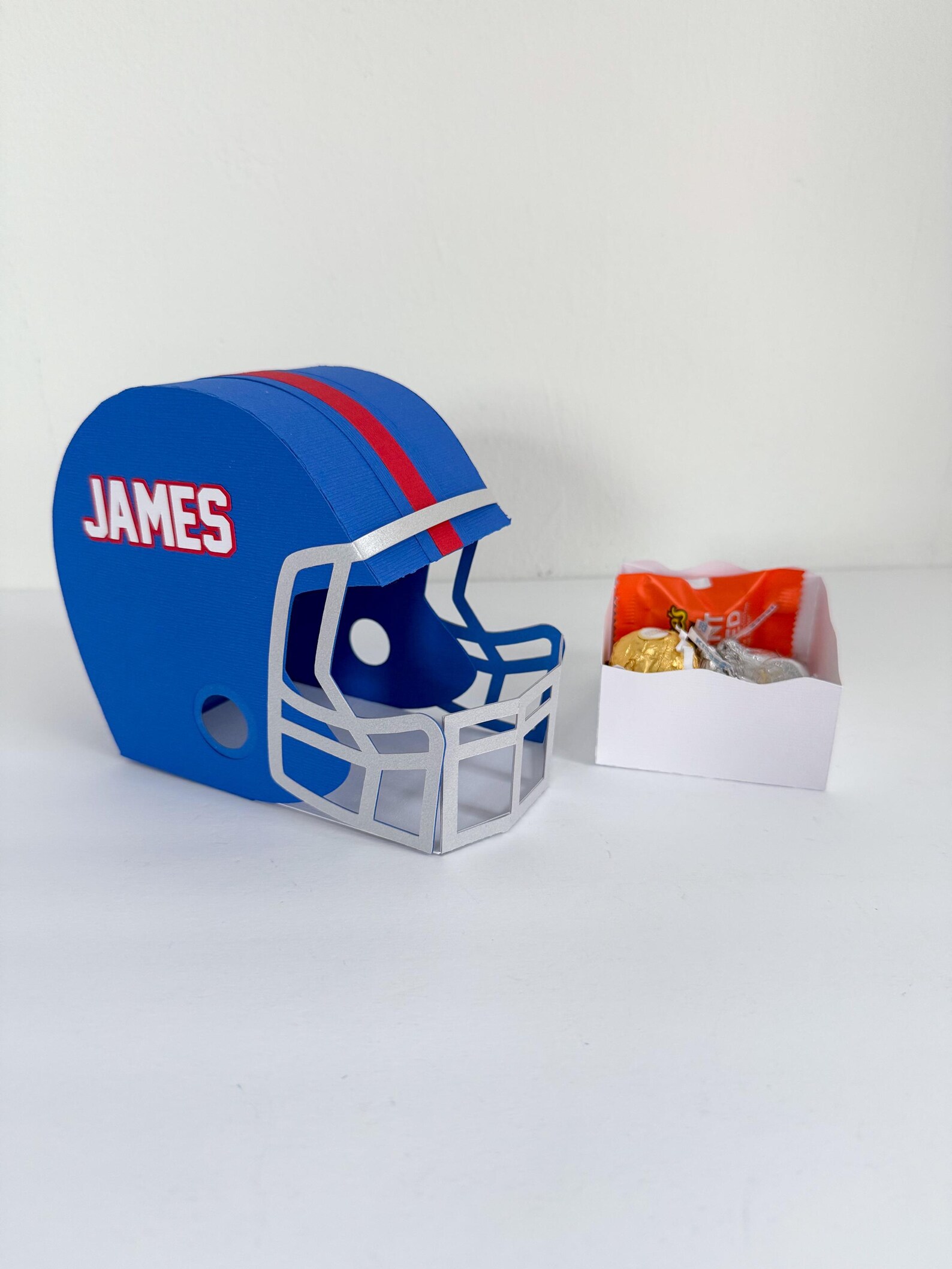 Football Favor Box, Helmet Favor Box, Football Centerpiece, Football ...