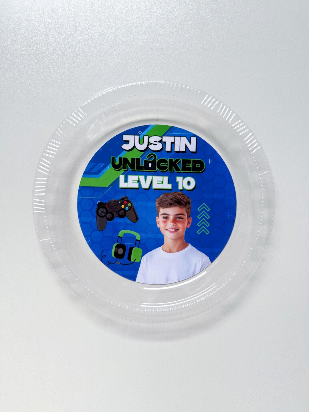 Gamer Party Plates, Video Game Party Plates, Level Unlocked Party ...