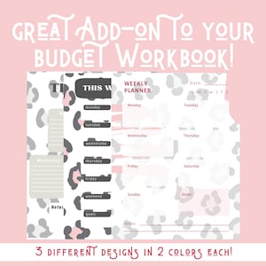 Weekly Planner Printable Organizer Pages, Leopard Baby - Etsy