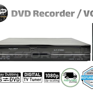 JVC DR-MV150 Dvd Vcr Combo Player Vhs to Dvd Recorder HDMI 1080p ...