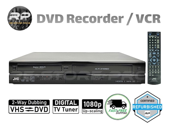JVC DR-MV150 DVD Vcr Combo Player Vhs to Dvd Recorder Hdmi | Etsy