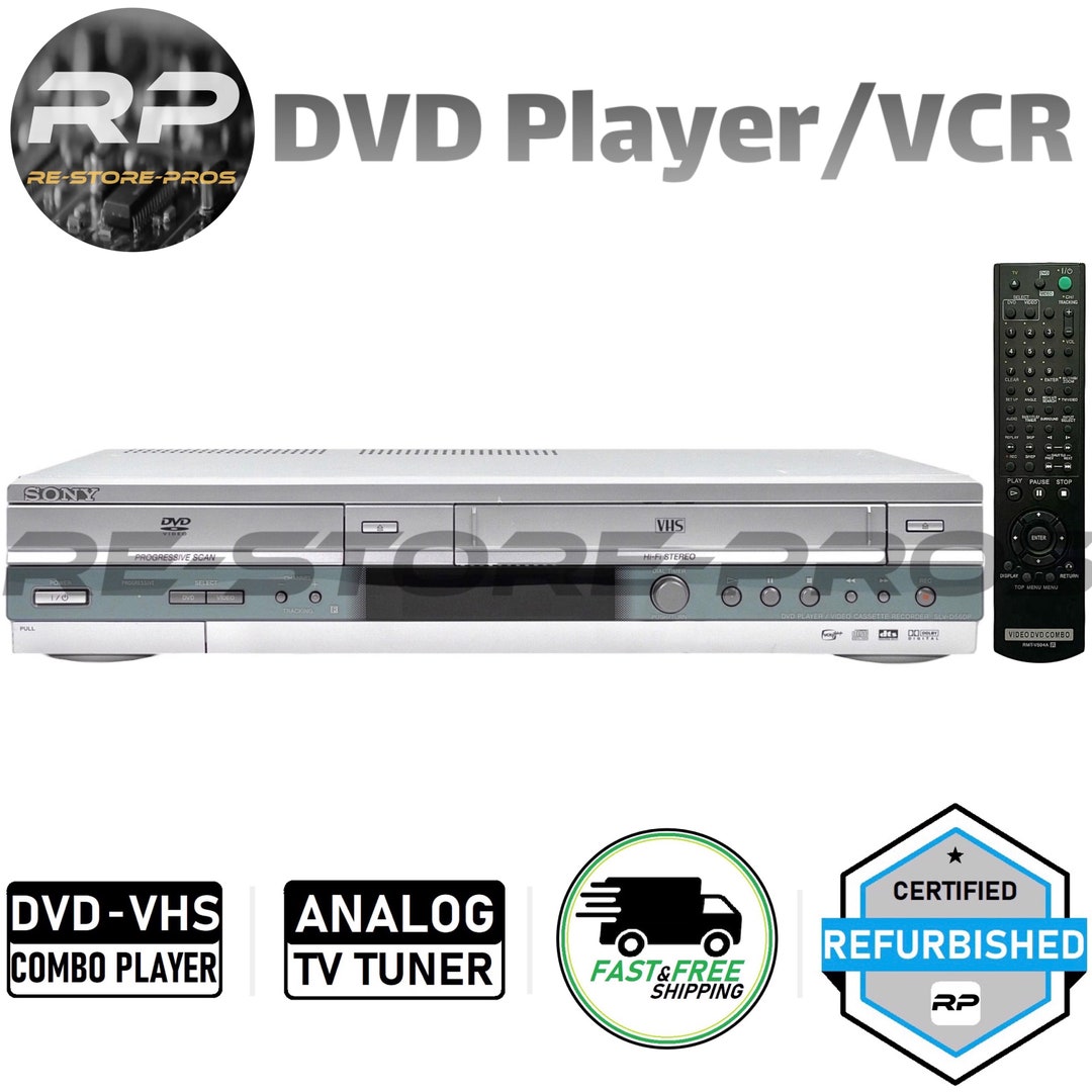 Sony SLV-D560P Dvd Vcr Combo Player | 4-head VHS | Hi-fi Stereo ...