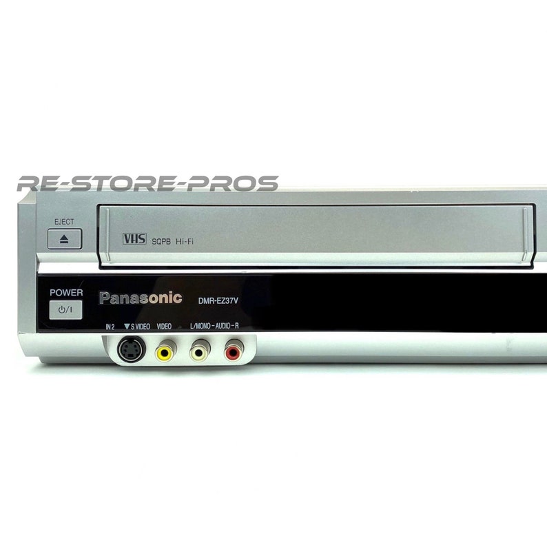 Panasonic DMR-EZ37V DVD VCR Combo Vhs to Dvd Recorder Digital Tv Tuner ...