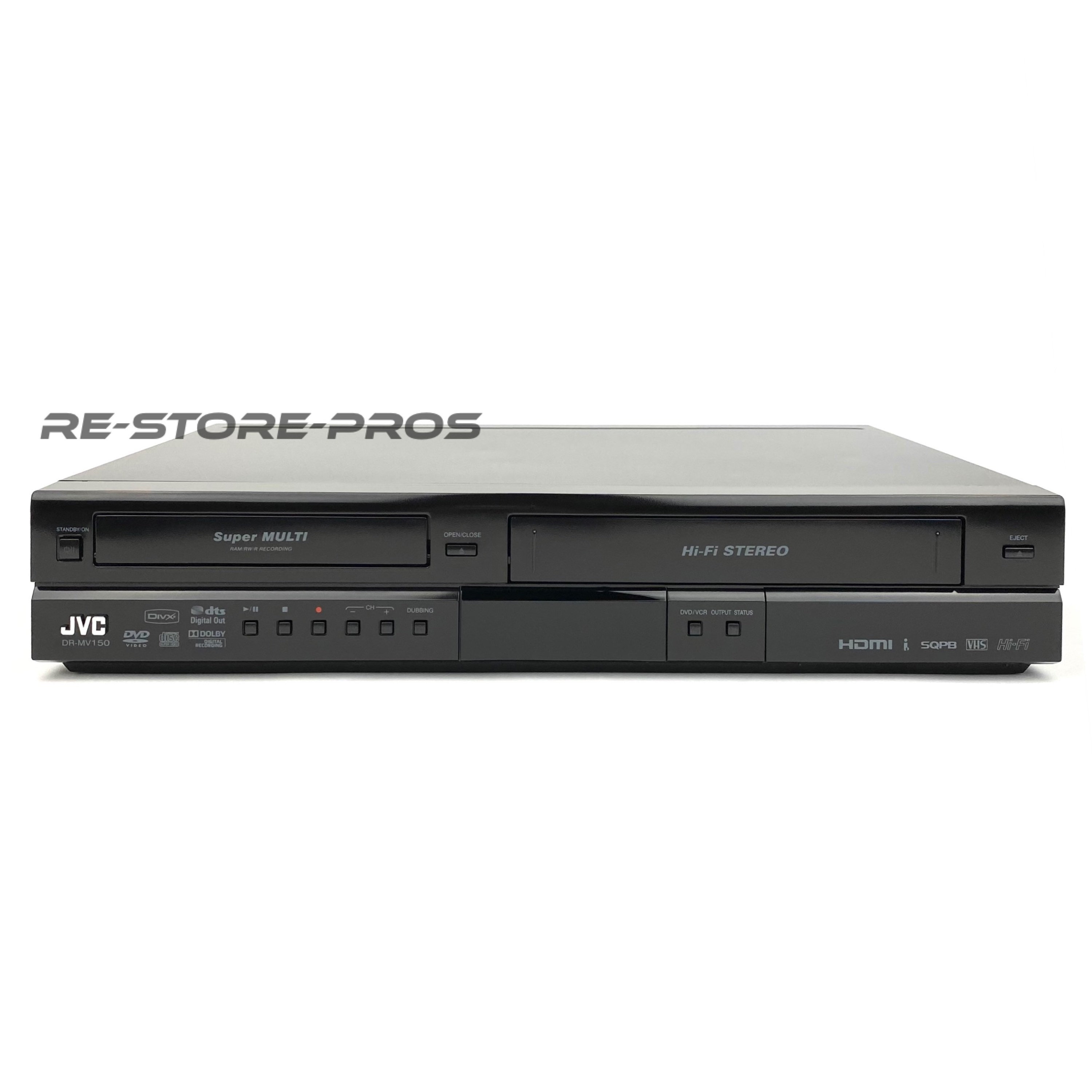 JVC DR-MV150 Dvd Vcr Combo Player Vhs to Dvd Recorder HDMI 1080p ...