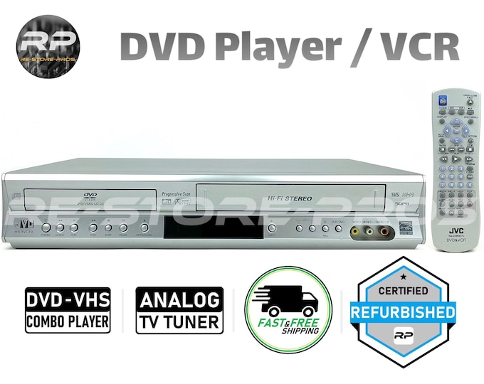 JVC HR-XVC19 Dvd Vcr Combo Player | Vhs | Hi-fi Stereo | Pro Scan ...
