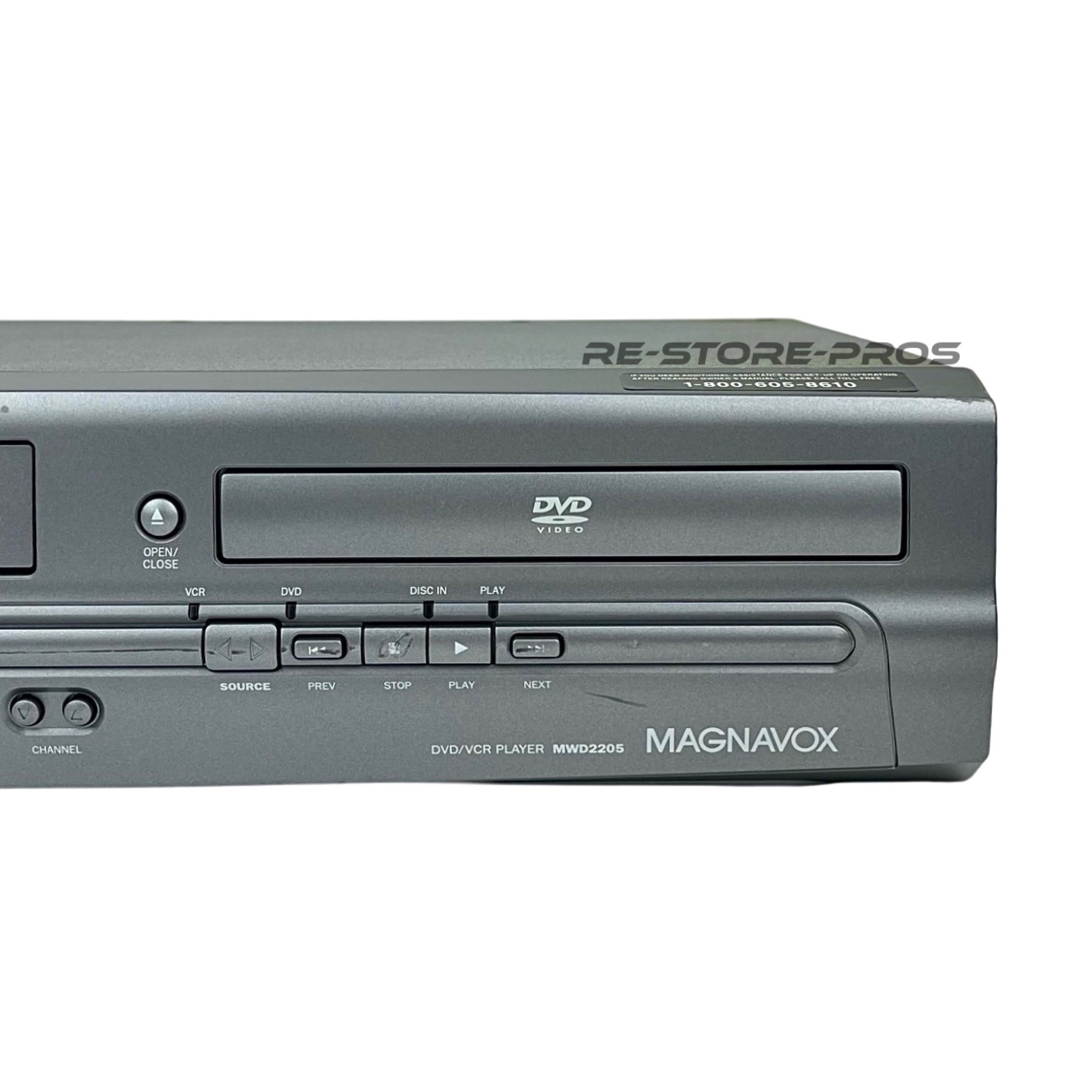 Magnavox MWD2205 DVD VCR Combo Player VHS Hi-fi Stereo - Etsy