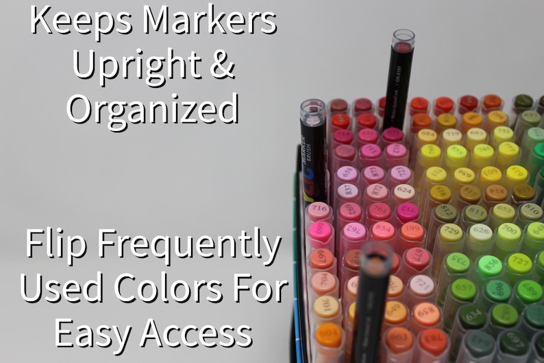 Guangna Acrylic Paint Marker Organizer Insert | Fits 240 & 288 Color ...