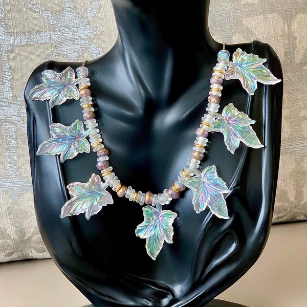 Lucite Leaves - Etsy