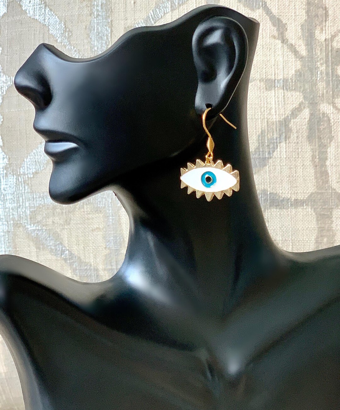 Enamel Evil Eye Drops - Etsy