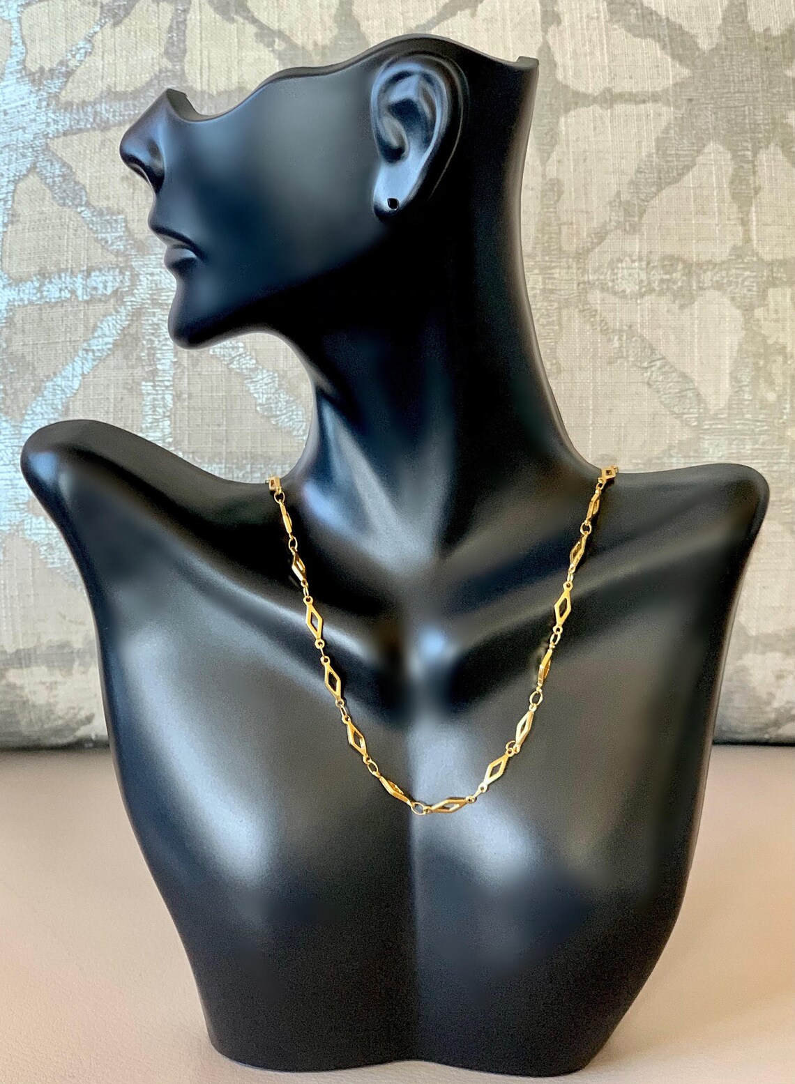 Gold-plated Diamond Link Layering Chain - Etsy