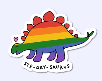 Rainbow Dinosaur | Etsy