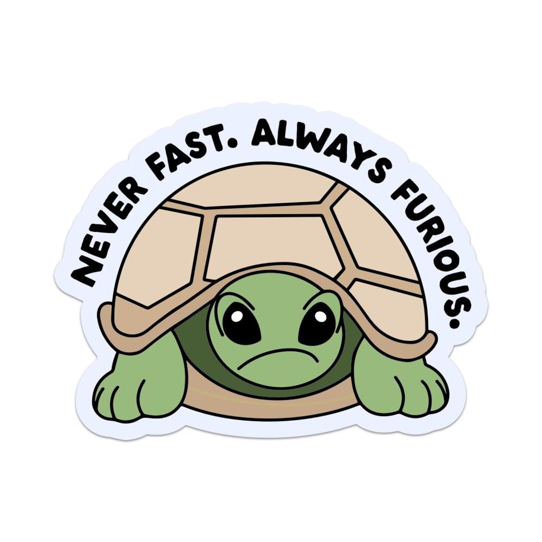 Never Fast Always Furious Sticker - Etsy