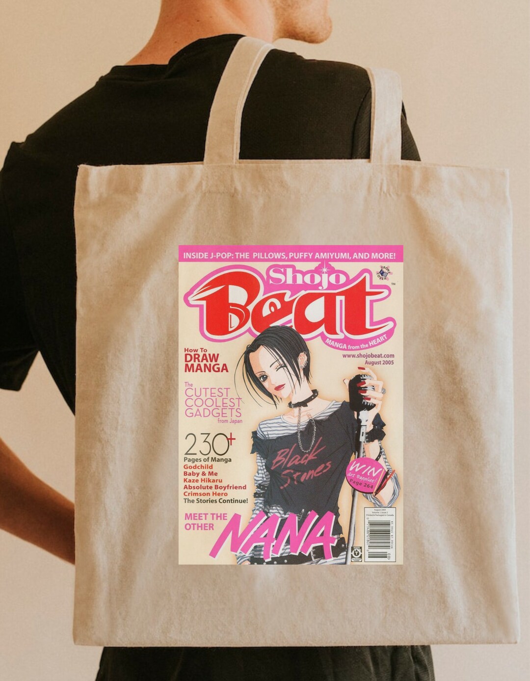 NANA Tote Bag Shojo Beat Magazine Manga Anime - Etsy