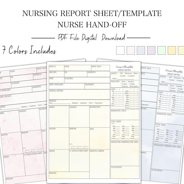 Nursing Clinical Brain Sheet - Etsy