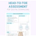 Head to Toe Assessment Guide, Nursing Notes, Clinical Notes, Nursing ...