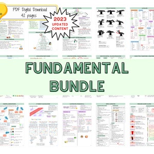 Fundamental of Nursing Fundamental Bundle Notes Nursing - Etsy