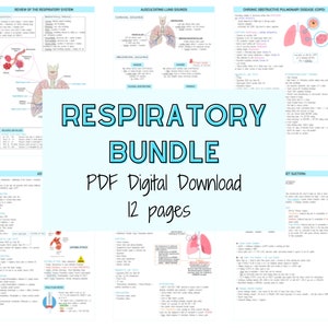 Respiratory System and Disease Med Surg Med Surg Nursing - Etsy