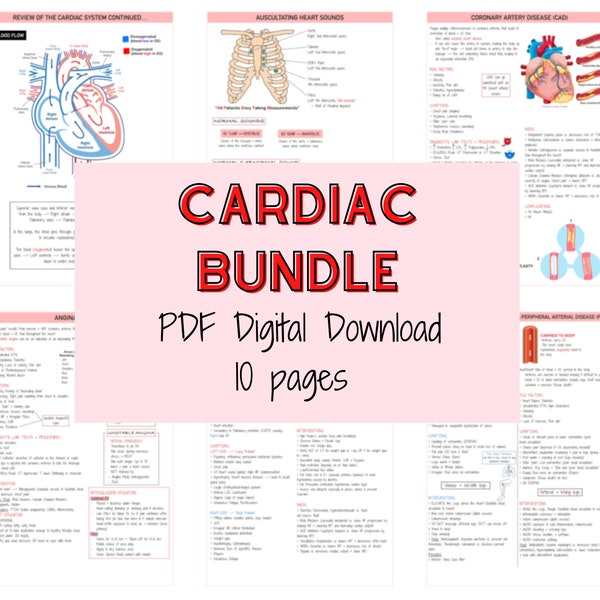 Cardiac Nursing - Etsy