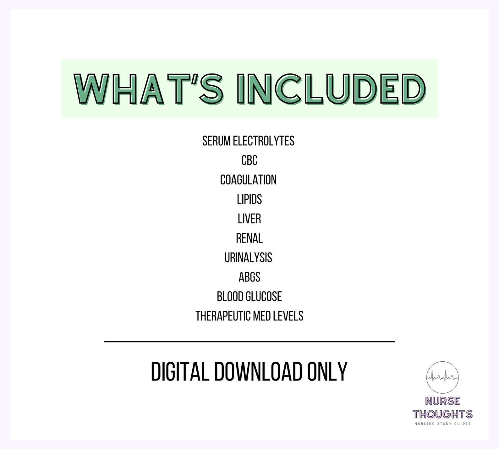 Lab Values & Memory Tricks Fundamental Nursing Notes NCLEX - Etsy