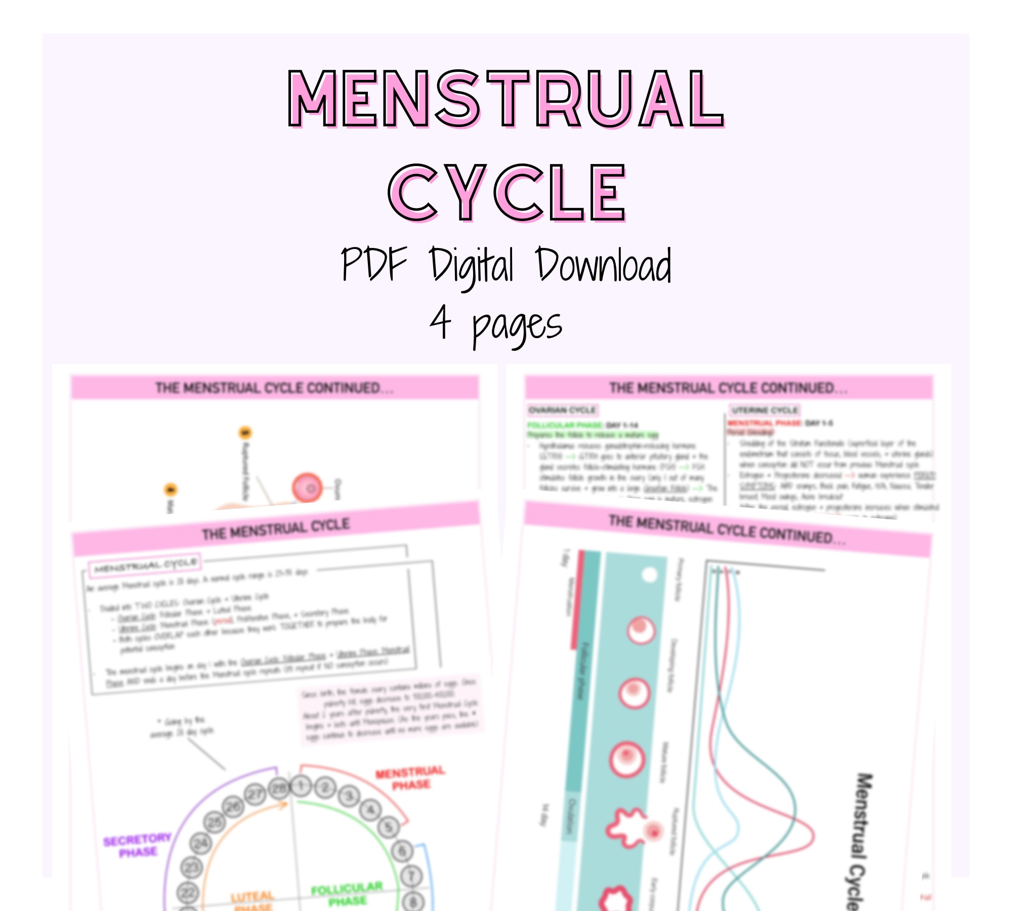 Menstrual Cycle Notes, Maternity Notes, Mother Baby, Nursing Study ...
