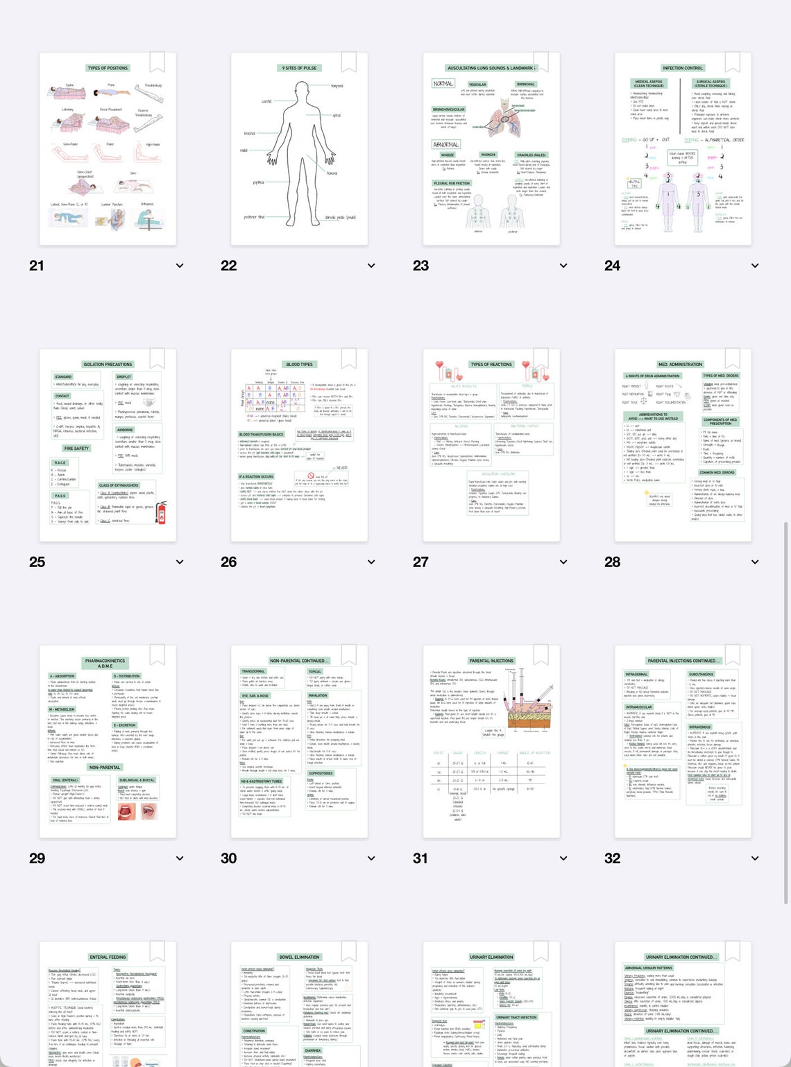 Fundamental of Nursing Fundamental Bundle Notes Nursing - Etsy