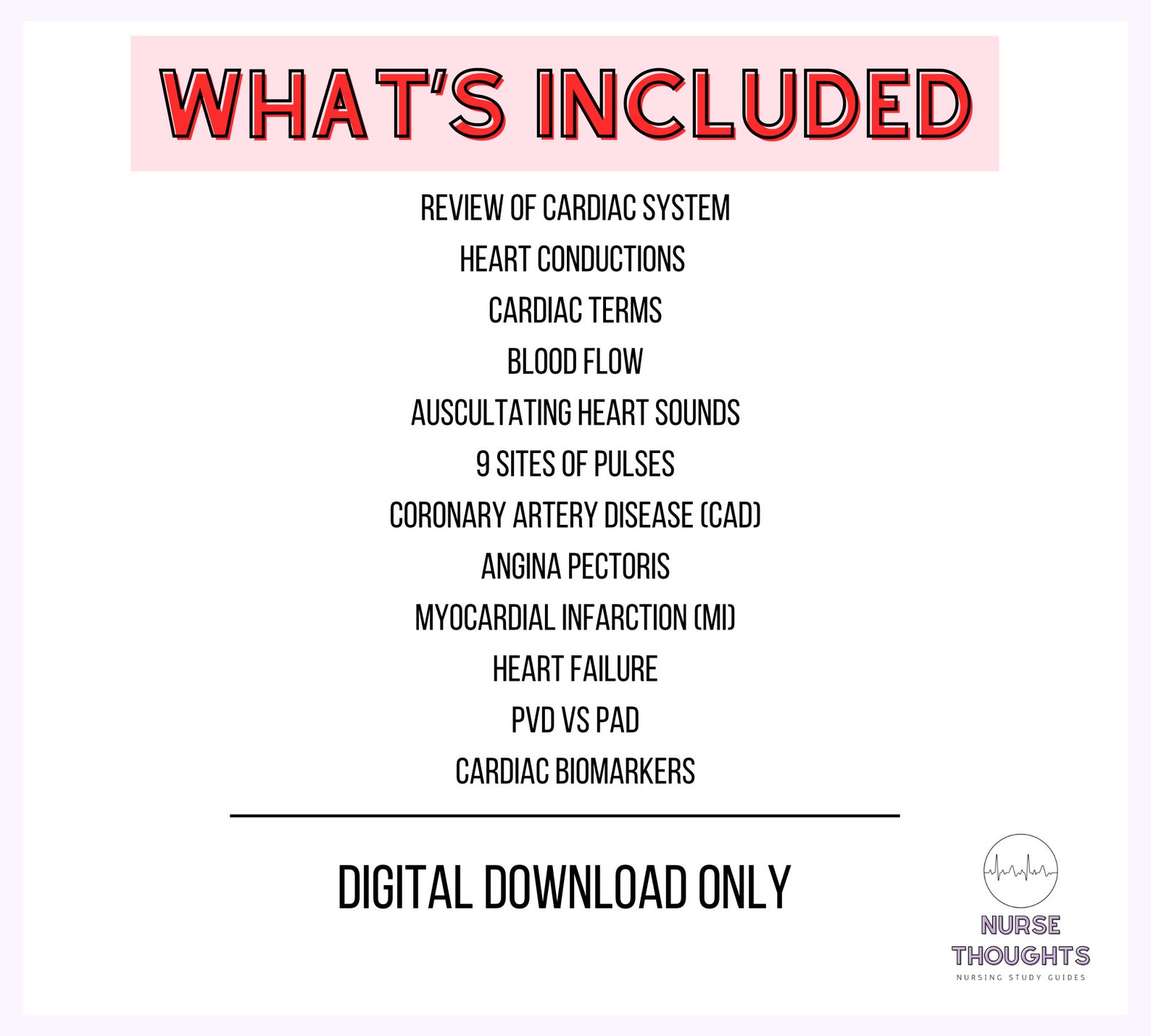 Cardiac Bundle Notes, Nursing Study Guide, Med Surg Notes, Medical ...