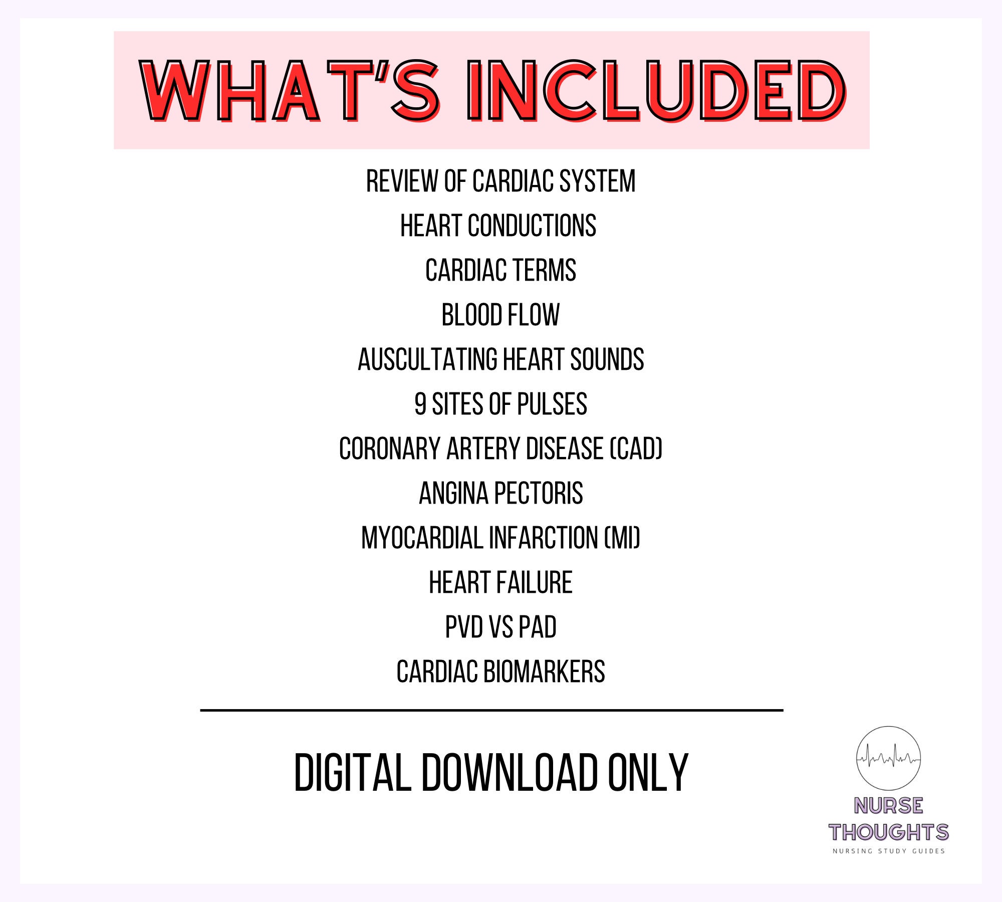 Cardiac Bundle Notes, Nursing Study Guide, Med Surg Notes, Medical ...