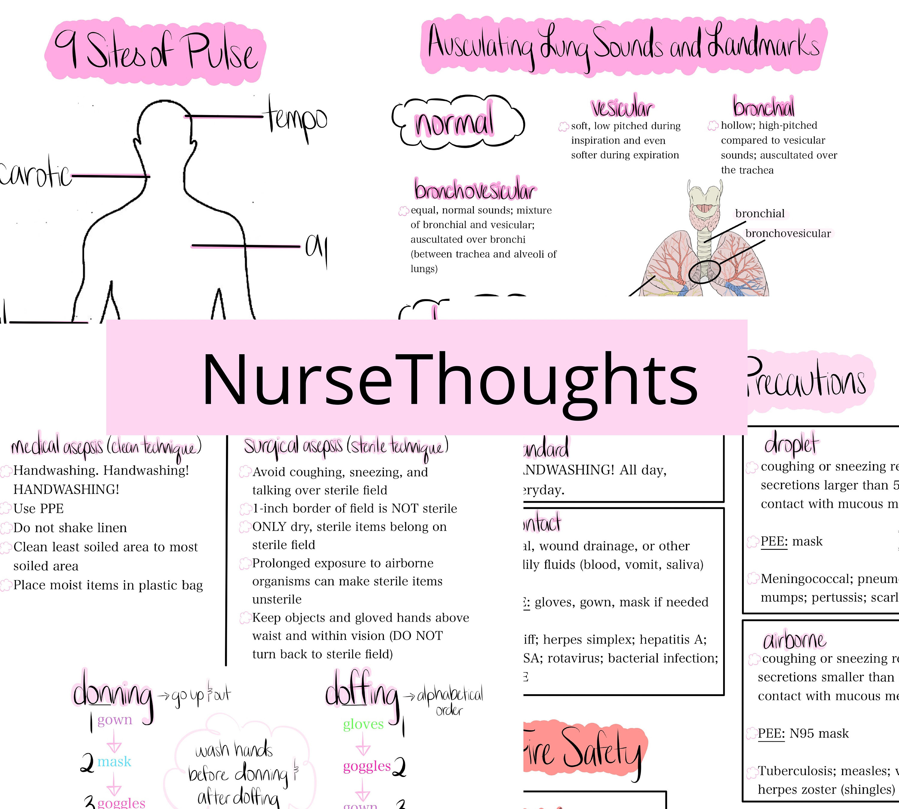 Fundamental of Nursing Fundamental Bundle Notes nursing | Etsy