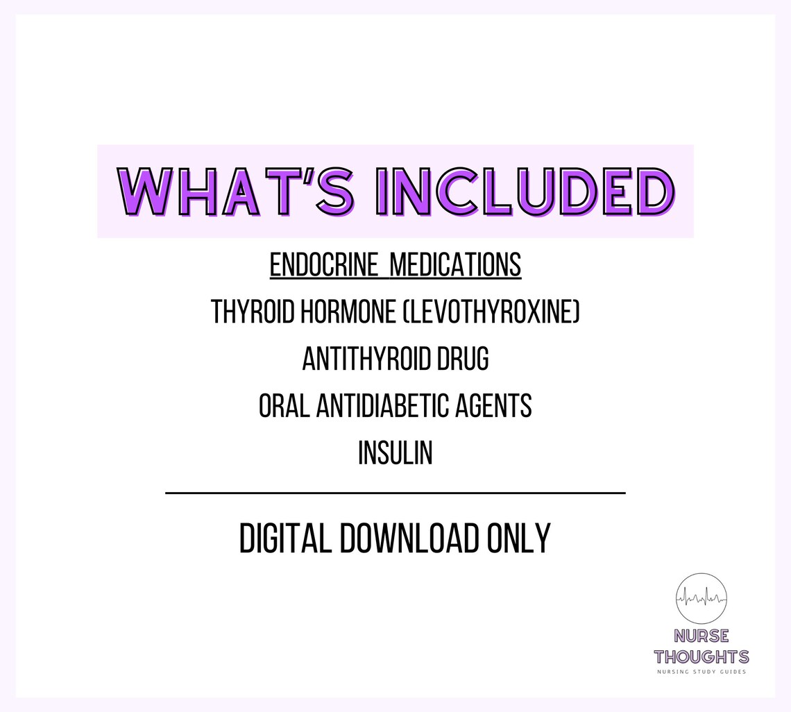 Endocrine System & Diseases, Endocrine Notes, Pharmacology Notes ...