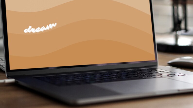 Beige Shapes Wallpaper Desktop Wallpaper MacBook Laptop - Etsy