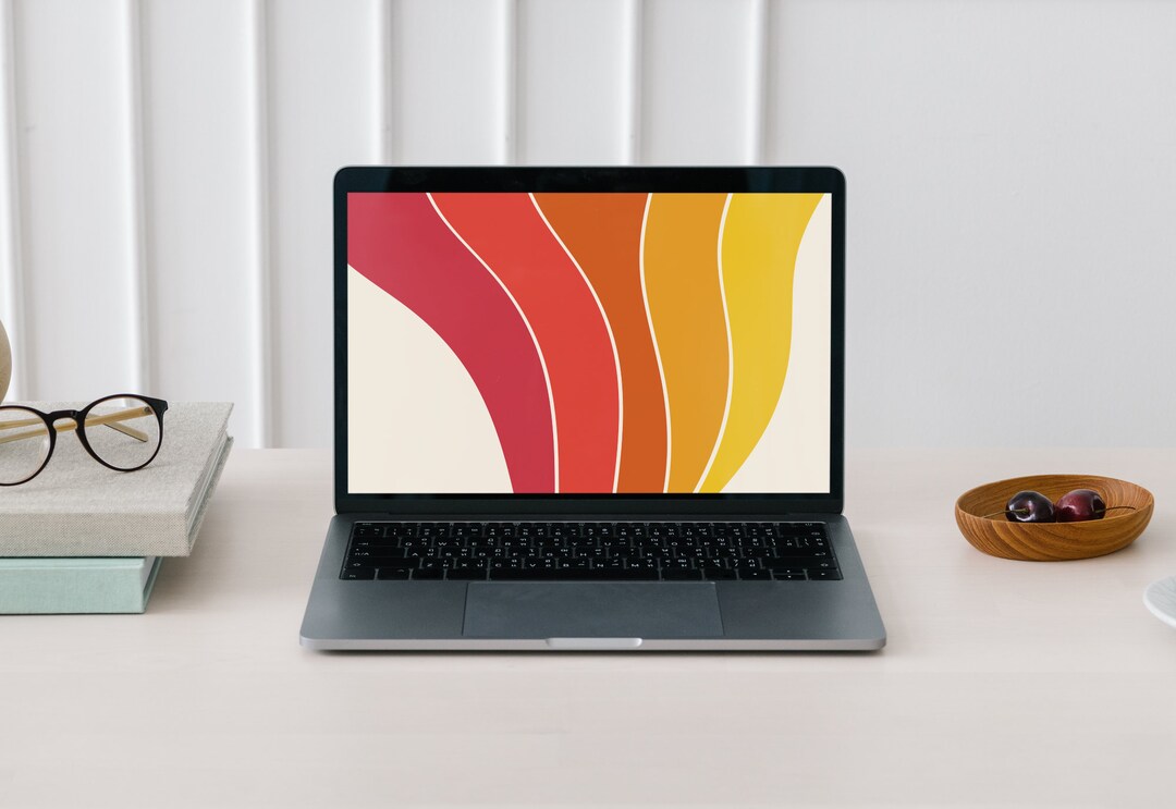 Retro Shapes Wallpaper | Desktop Wallpaper | MacBook | Laptop ...