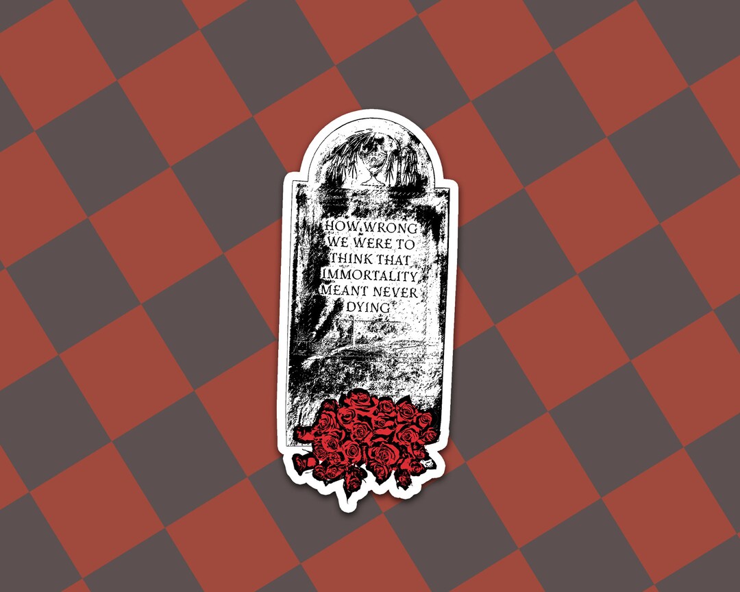 Our Lady Sorrows My Chemical Romance Sticker How Wrong We Were to Think ...